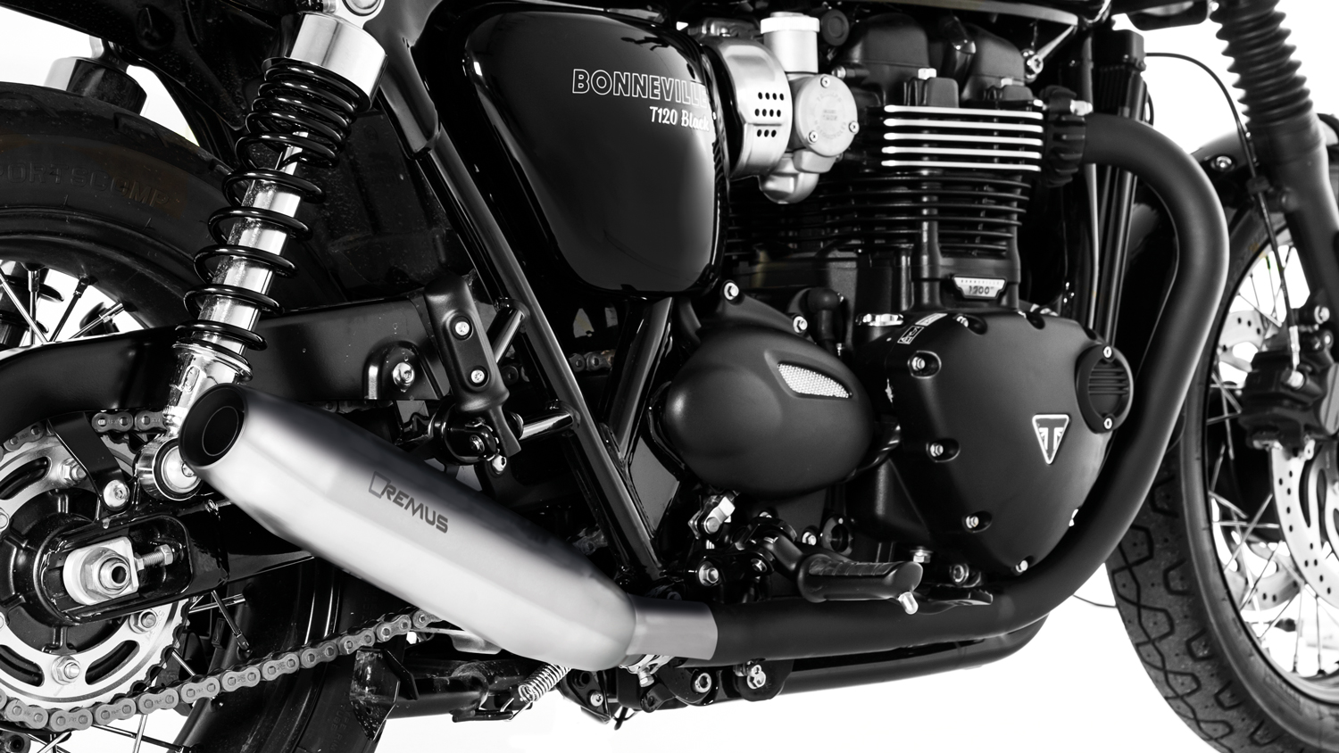 exhaust system Exhaust Triumph Bonneville T120 Remus