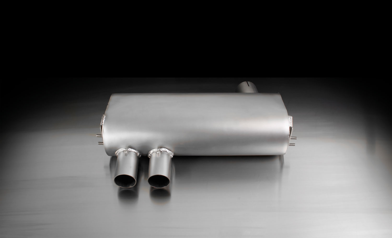 exhaust system PowerSound main silencer with manual valve control ...