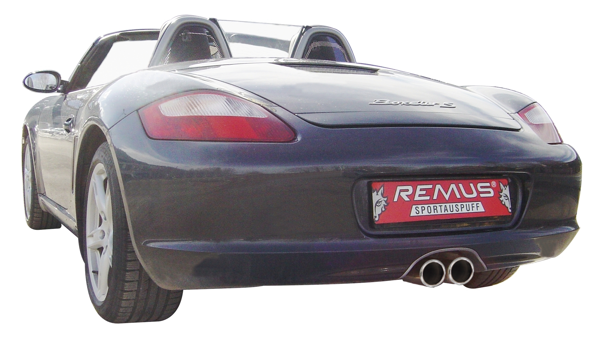 exhaust system Exhaust system Race style for Porsche Boxster 987 ...