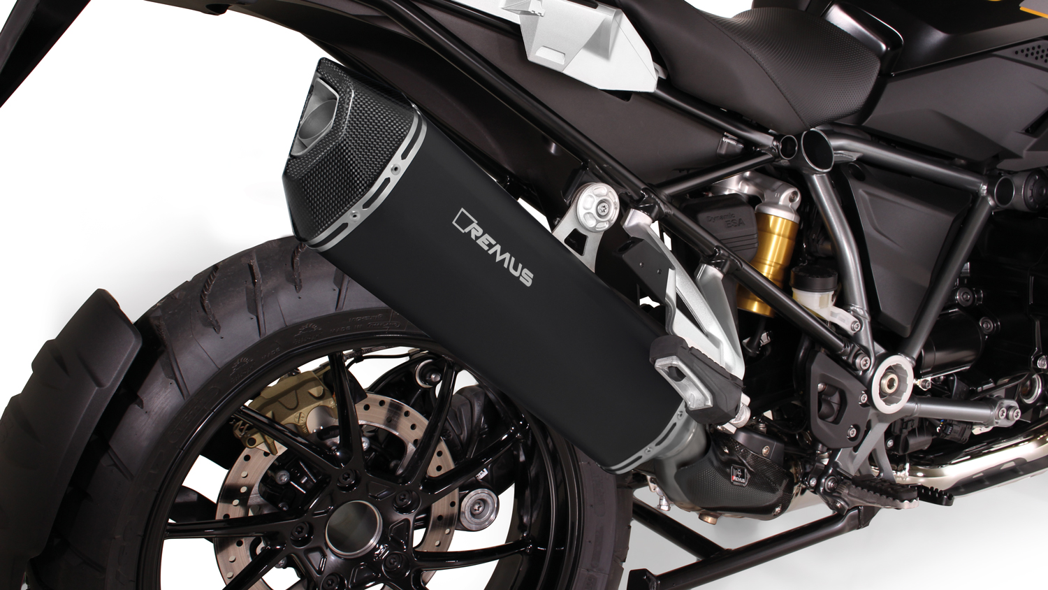 exhaust system Exhaust Remus BLACK HAWK Slip On BMW R 1250 GS/Adventure ...