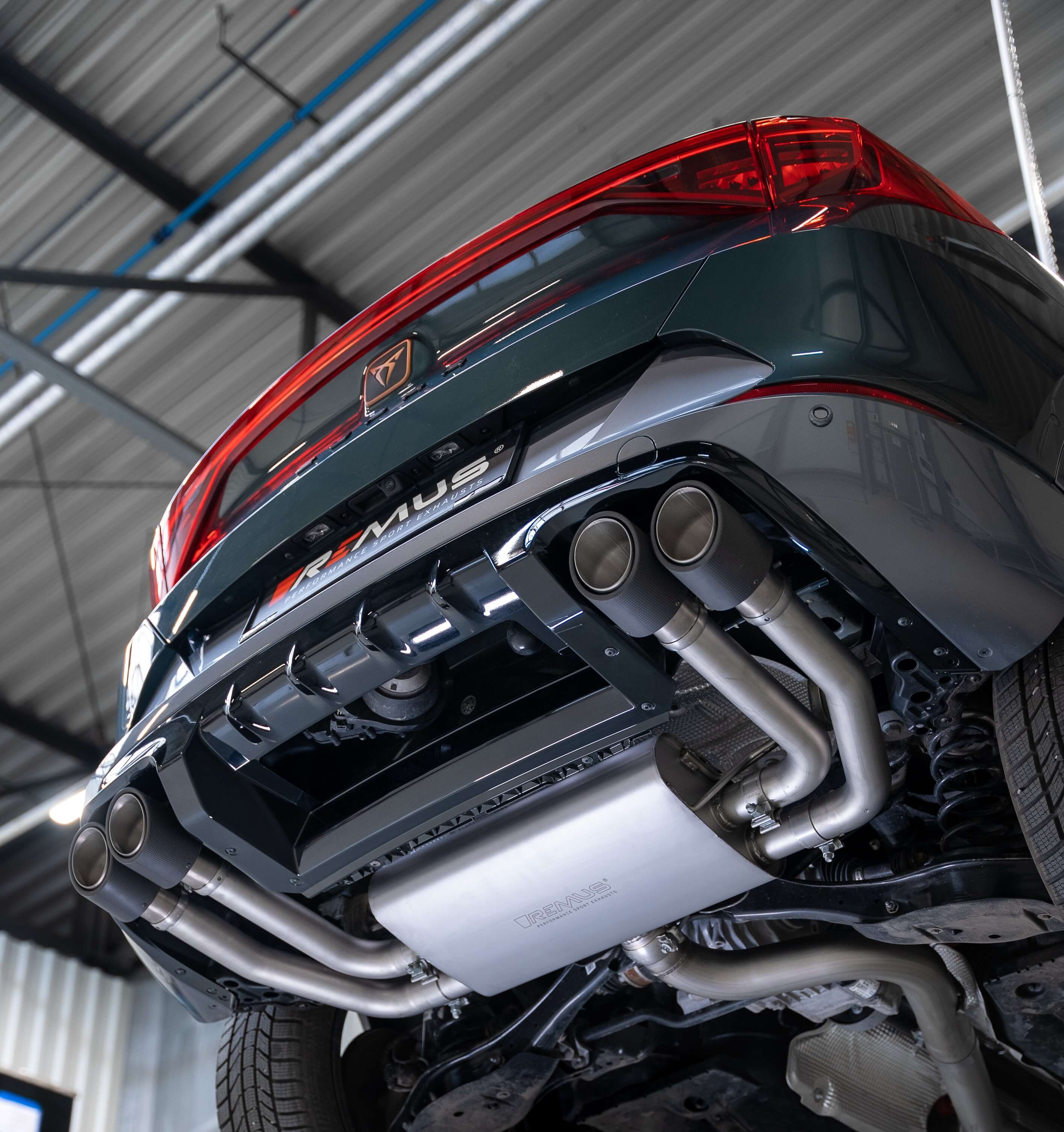 exhaust system Racing-GPF back sport exhaust CUPRA Formentor 2.0l TSI ...