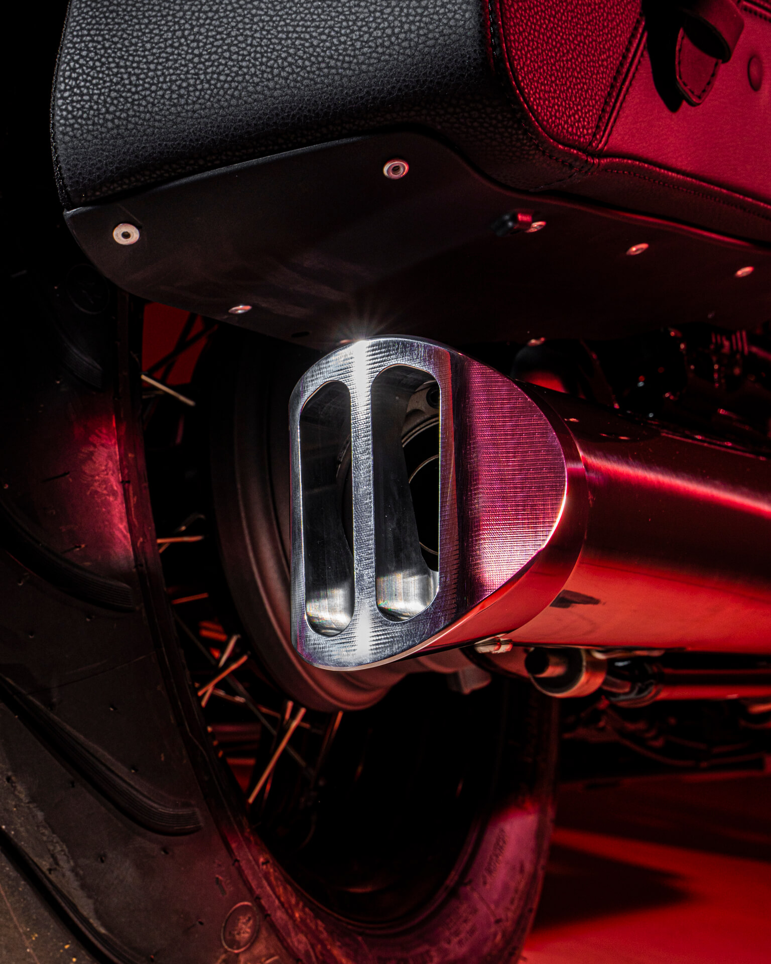 exhaust system RACING CUSTOM Slip On L/R and selectable endcaps ...