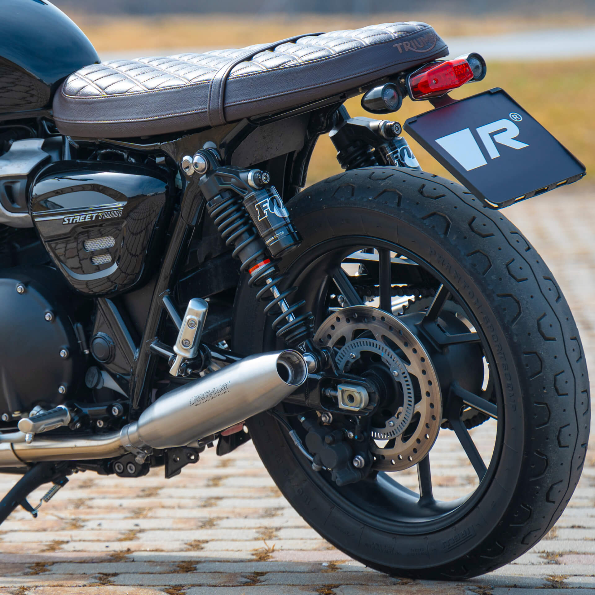 exhaust system REMUS Slip On Tapered muffler Sport Exhaust Triumph ...